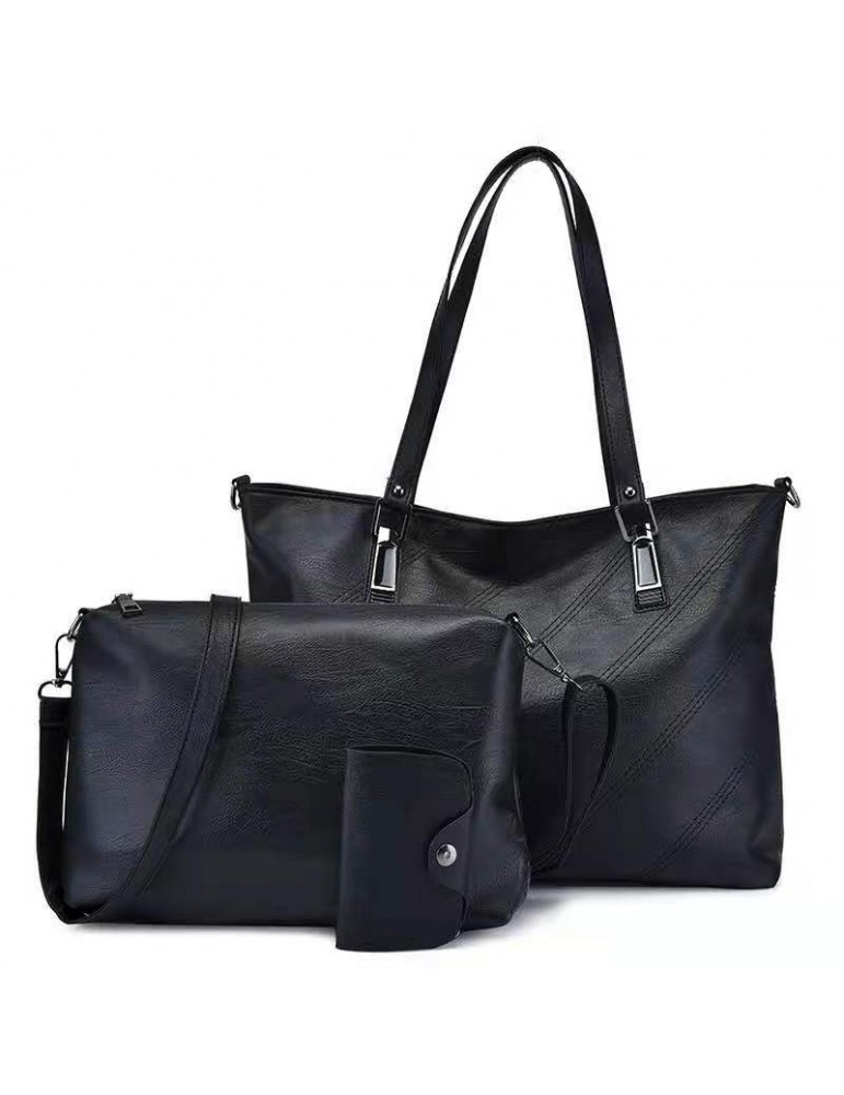 CARTERA DE DAMA SET COMPLETO 3 EN 1 PRACTICAS Y MODERNAS