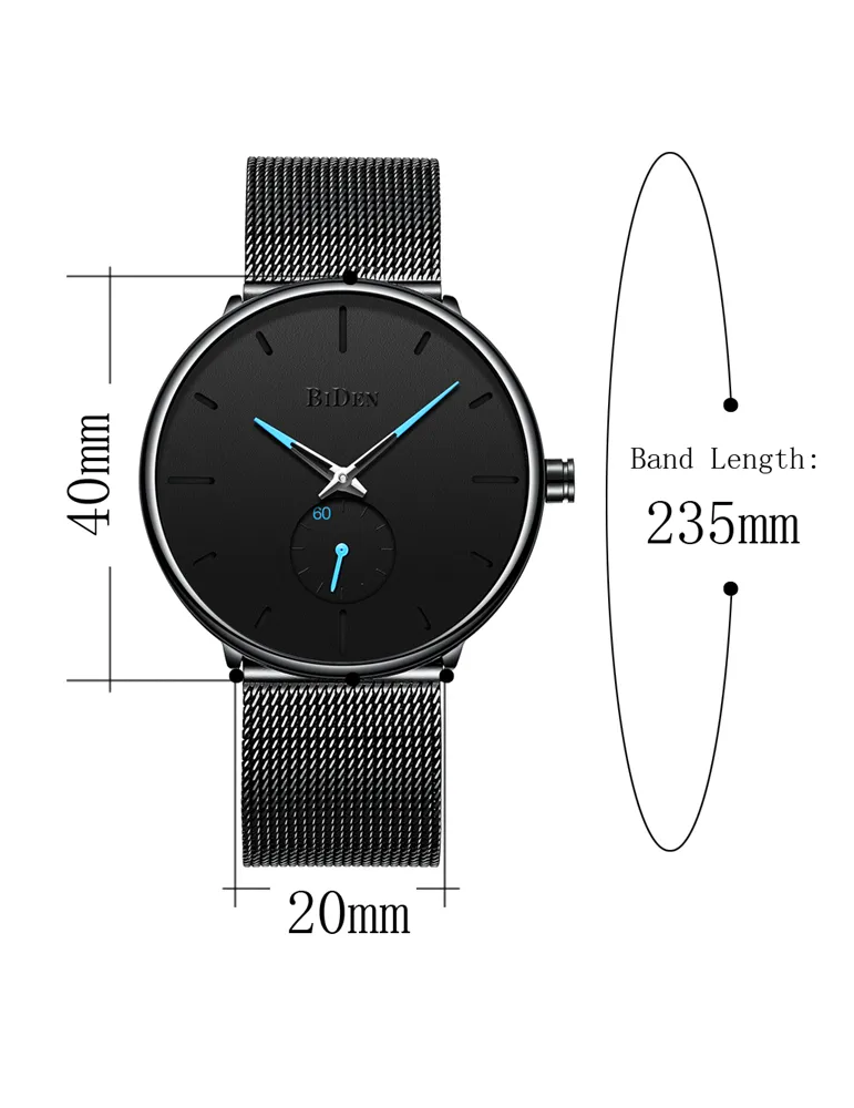 RELOJ BIDEN EN ACERO